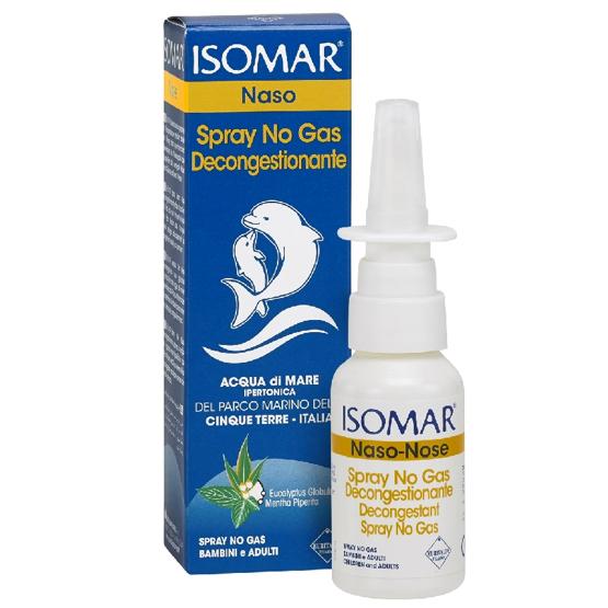 ISOMAR SPRAY NO GAS DECONGESTIONANTE ACQUA DI MARE IPERTONICA ALLEVIA ...