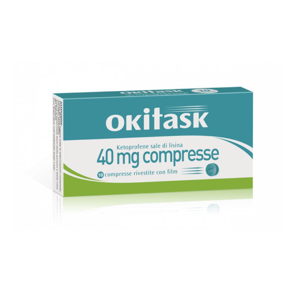 OKITASK COMPRESSE ANALGESICO A BASE DI KETOPROFENE 40MG