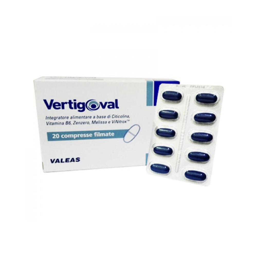 VERTIGOVAL - INTEGRATORE A BASE DI ZENZERO, MELISSA E VITAMINA B6