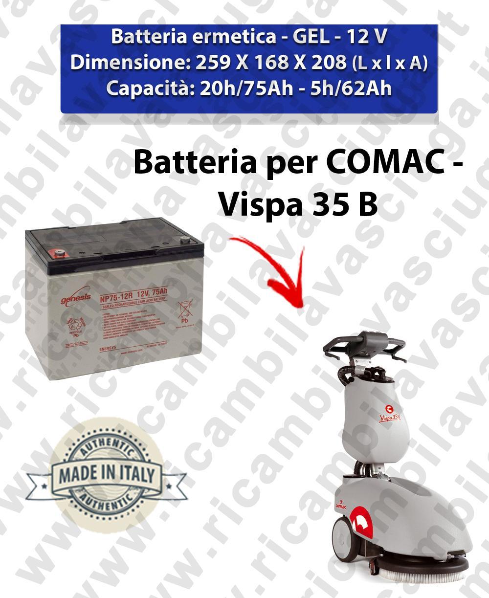 VISPA 35 B Hermetische Batterie - Gel für scheuersaugmaschinen COMAC ...