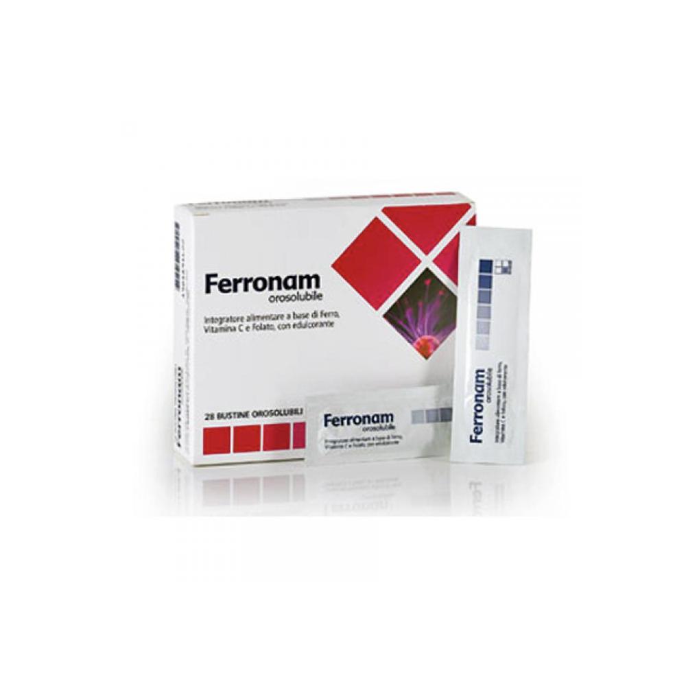 FERRONAM NAMED - INTEGRATORE DI FERRO IN BUSTINE OROSOLUBILI