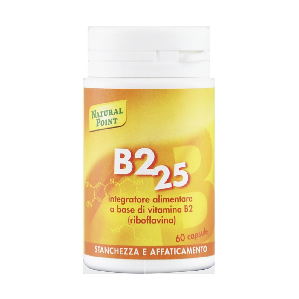 VITAMINA B2 - INTEGRATORE NATURAL POINT DI RIBOFLAVINA 60 CAPSULE