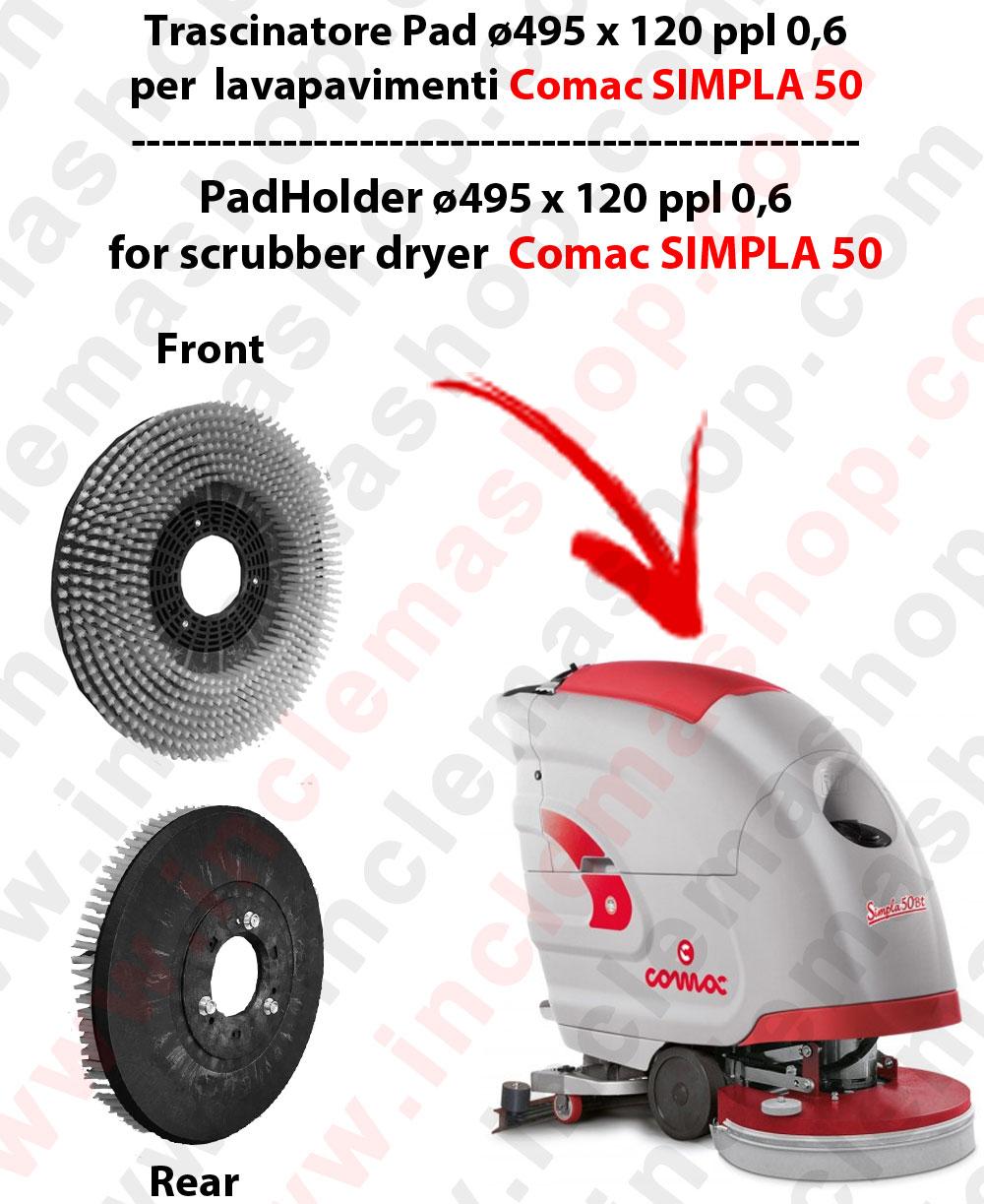 SIMPLA 50 (NEW) Standard Brosse in PPL 0,60 Dimensions ø 495 X 120 3 ...