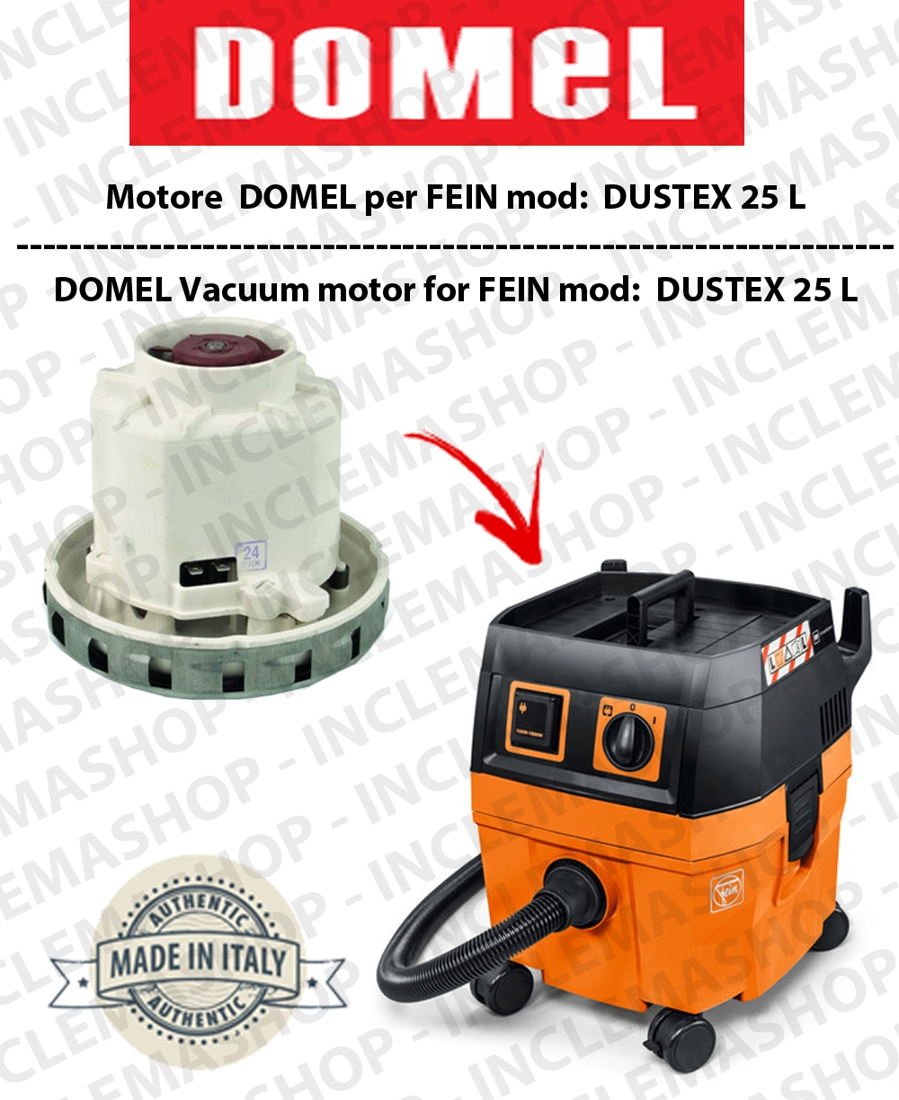 Dustex 25 L Saugmotor DOMEL für Staubsauger FEIN | Inclemashop De