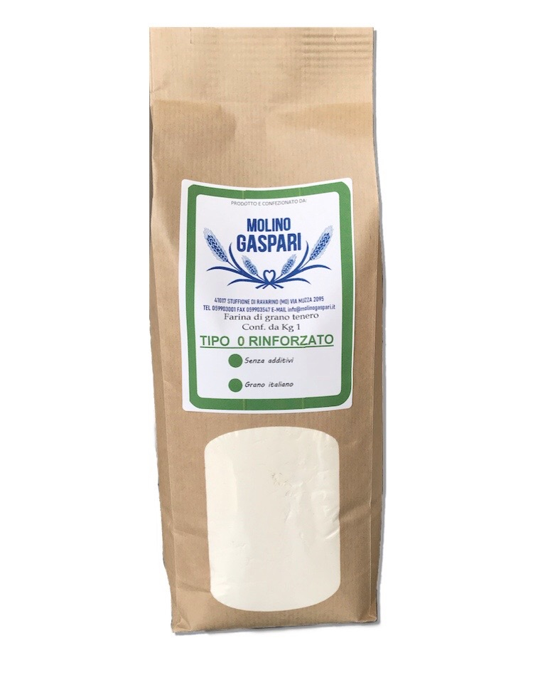 FARINA TIPO 0 RINFORZATO GASPARI GRANO ITALIANO | Molino Gaspari srl