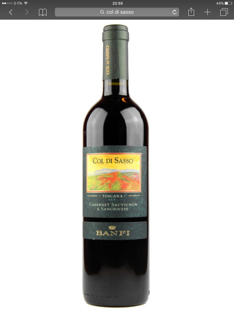 COL DI SASSO TOSCANA IGT CANTINA CASTELLO BANFI