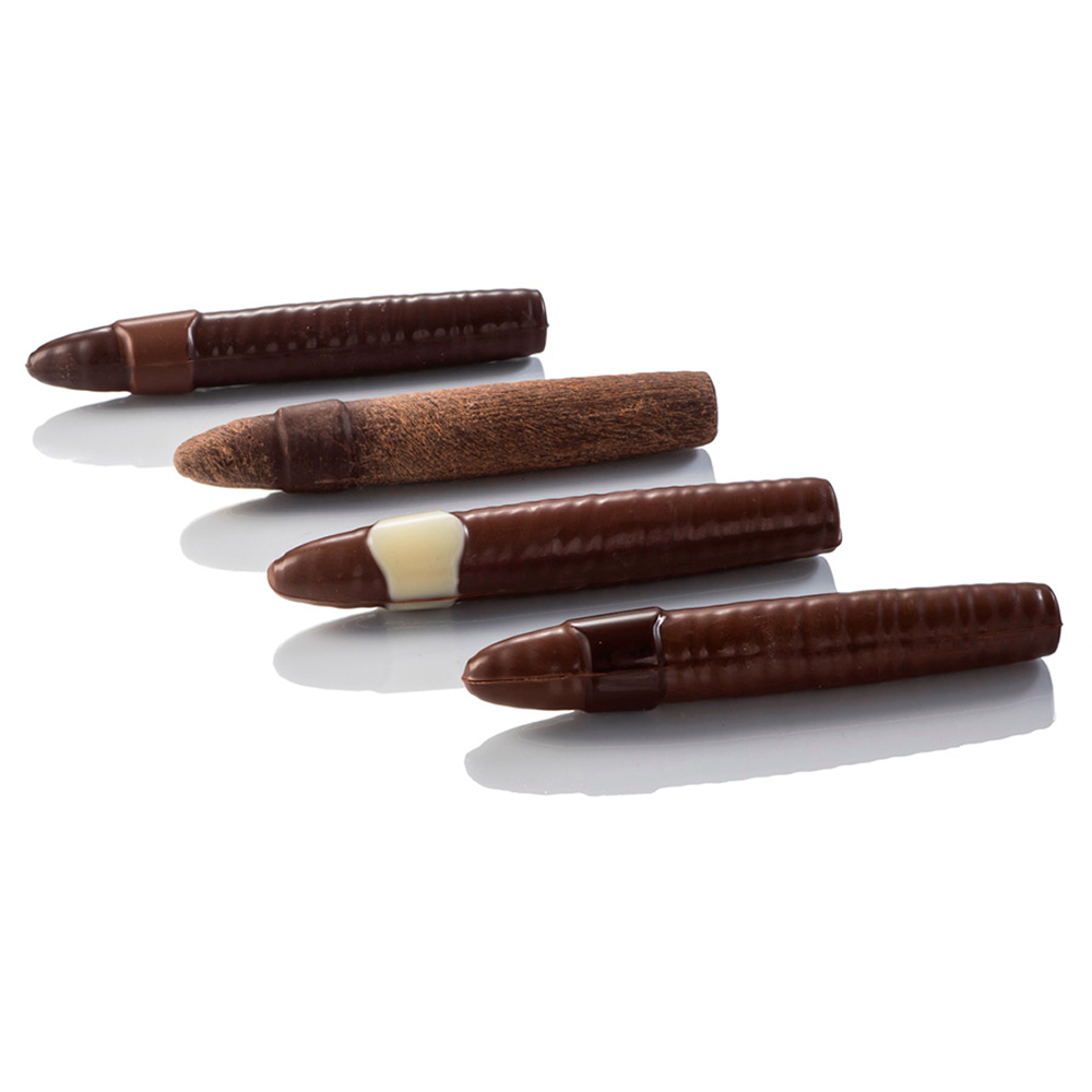 Mould for subjects in chocolate - Cigars - Hammered | Martellato