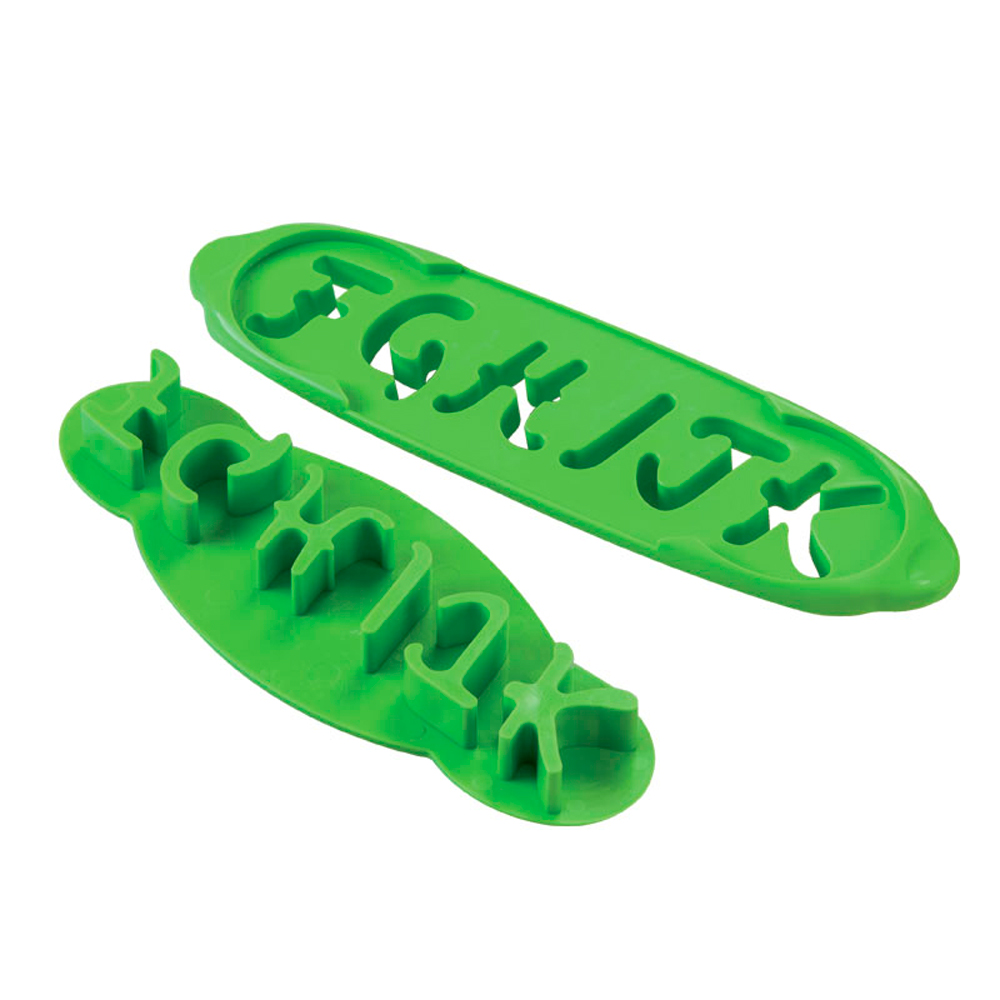 Letter cutter set - Hammered | Martellato