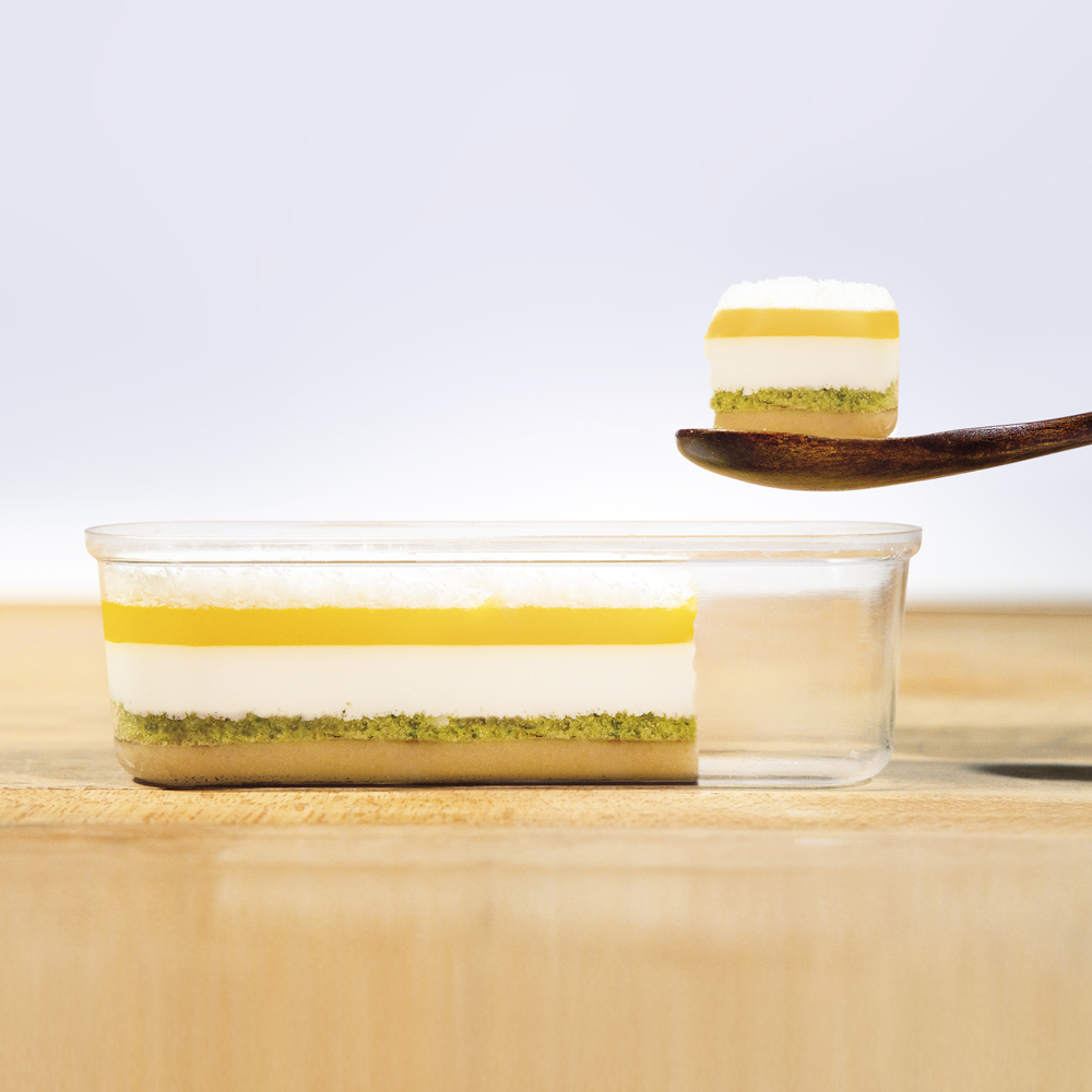 Eclair-shaped semifreddo cup | Hammered | Martellato