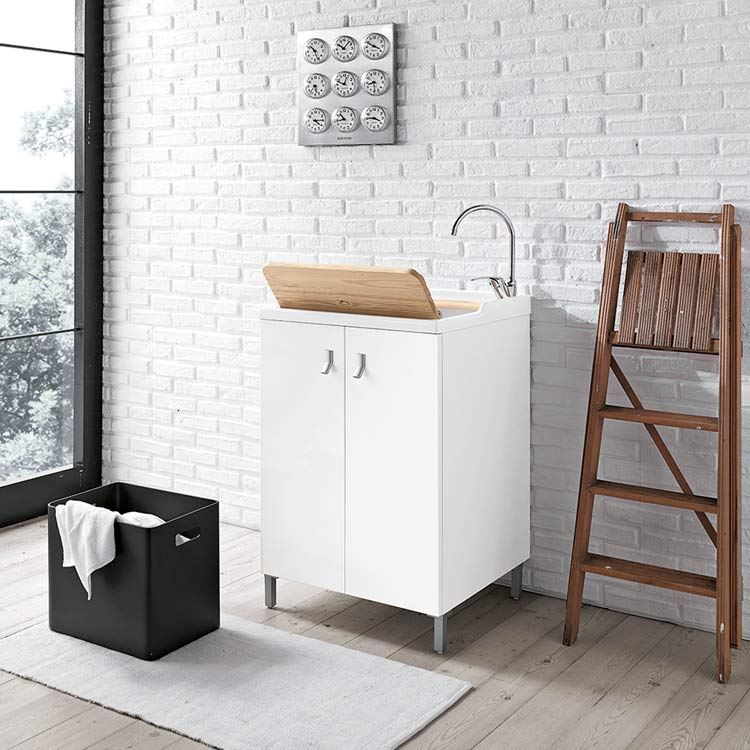 Vendita online di lavatoio bianco lucido, lavatoio lavanderia, Lavatoi ...