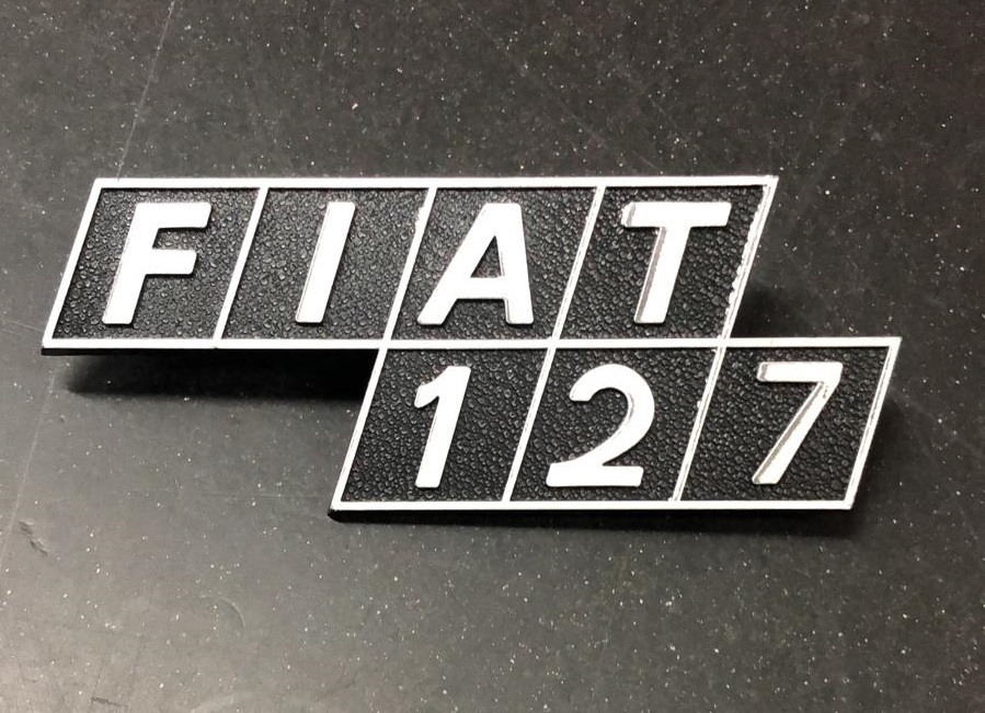 Logo Fregio Scritta Fiat 127 In Plastica 2 Serie | C.F.R. S.R.L.