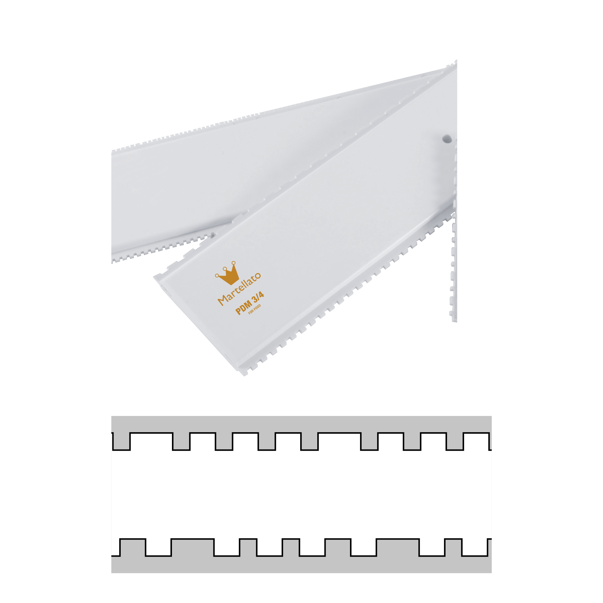 Decorating comb - 6 - Martellato | Martellato