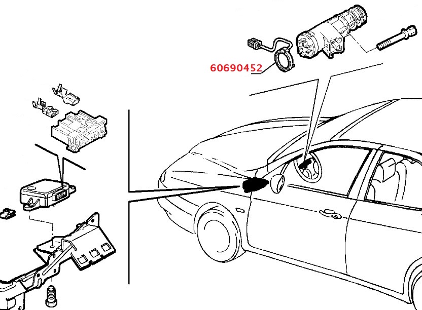 antenna code alfa romeo 156, | BRAA RICAMBI AUTO ASSISTENZA