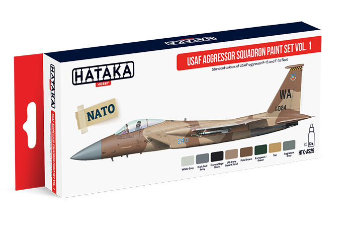 USAF Aggressor Squadron paint set vol. 1