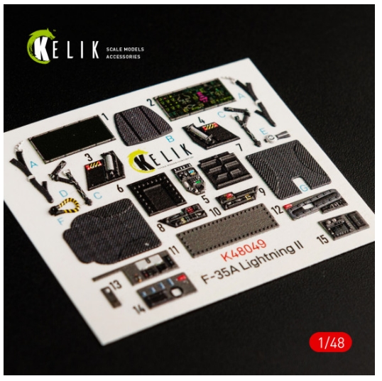 F-35A "LIGHTNING II" DECAL 3D | Mister Kit